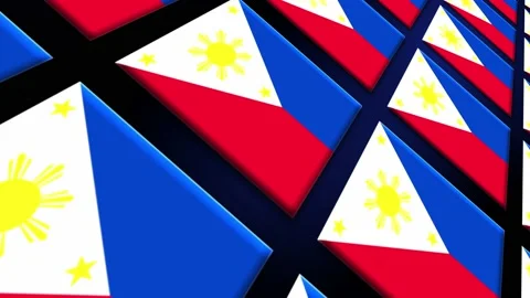 Philippines Flag Animated Background 3d ... | Stock Video | Pond5