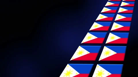 Philippines Flag Animated Background 3d ... | Stock Video | Pond5