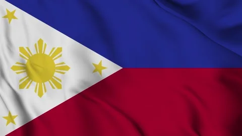 Philippines flag animation for backgroun... | Stock Video | Pond5