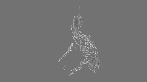 Philippines map - cartoon. Regions. Gray... | Stock Video | Pond5
