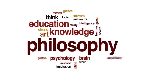 Philosophy animated word cloud, text des... | Stock Video | Pond5