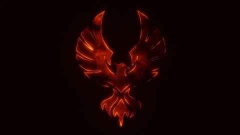 Phoenix Eagle Animated Logo - Loop Graph... | Stock Video | Pond5