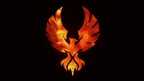 Phoenix Eagle Animated Logo - Loop Graph... | Stock Video | Pond5