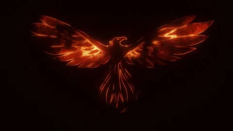 Phoenix Eagle Animated Logo - Loop Graph... | Stock Video | Pond5