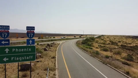 Phoenix Flagstaff Interstate Highway Sig... | Stock Video | Pond5