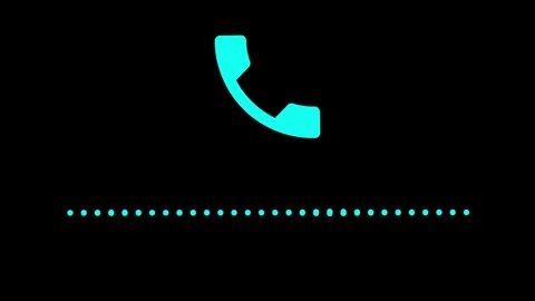 Phone Calling with Audio Sound Wave Anim... | Stock Video | Pond5