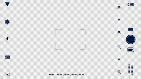 Phone camera REC animated overlay. 1080... | Stock Video | Pond5