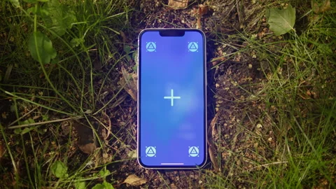 Phone with chroma key screen on the eart... | Stock Video | Pond5