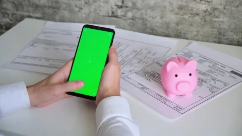Cell Payment Green Screen Stock Footage ~ Royalty Free Stock Videos | Pond5