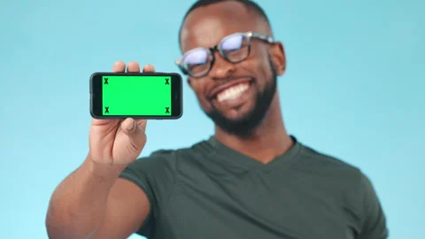 Phone, green screen and tracking markers... | Stock Video | Pond5