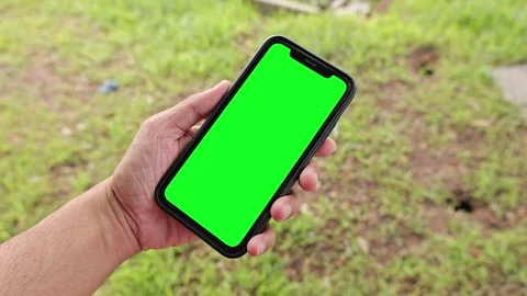 Phone, green screen, green screen of pho... | Stock Video | Pond5