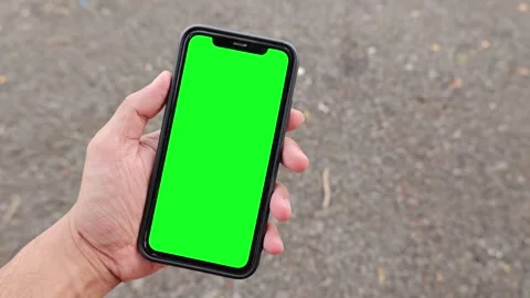 Phone, green screen, green screen of pho... | Stock Video | Pond5