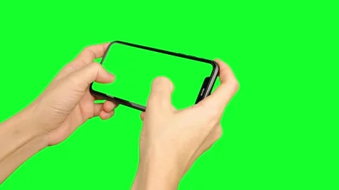 Phone, green screen, green screen of pho... | Stock Video | Pond5