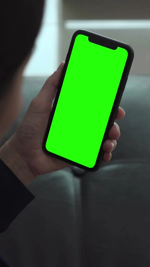 Phone, green screen, using phone green s... | Stock Video | Pond5