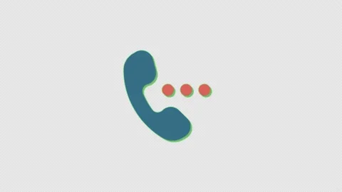phone icon motion graphics animation wit... | Stock Video | Pond5