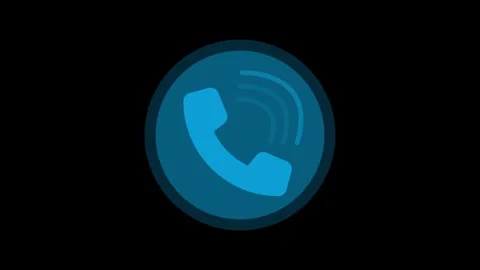 Phone Icon with Sound Waves Animation, V... | Stock Video | Pond5