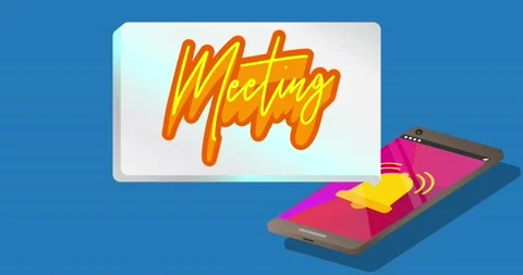 Phone Meeting Sign Stock Videos – Royalty-Free HD & 4K Videos