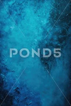 Photo background for portrait, blue color paint texture,: Graphic ...