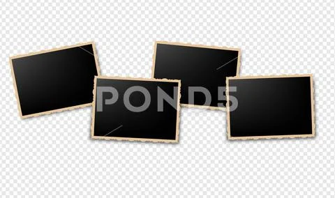 Photo Frame Border With Transparent Background: Royalty Free #133041186