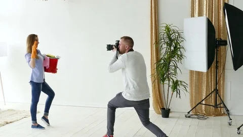 Mopping Pose Stock Footage ~ Royalty Free Stock Videos | Pond5