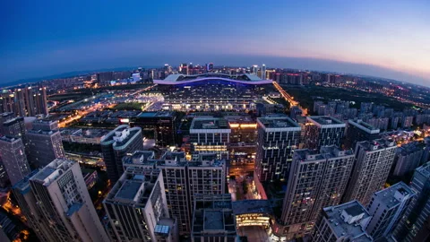 Photography of urban landmark buildings ... | Stock Video | Pond5