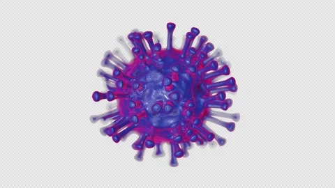 Photorealistic 3D model animation virus | Stock Video | Pond5