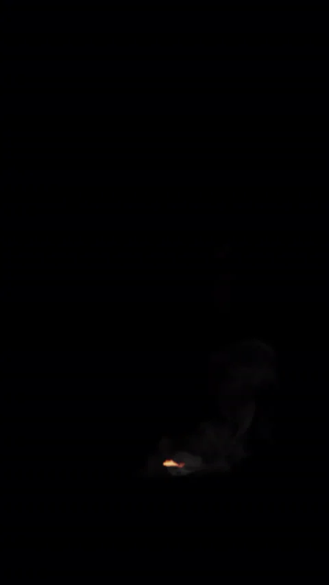 Physical dynamic visual effect fire flam... | Stock Video | Pond5