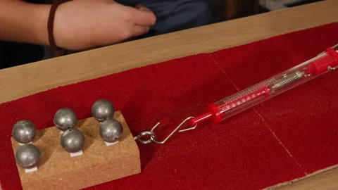 Physics Experiment: Measuring Friction a... | Stock Video | Pond5