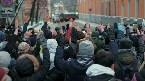 Riallying Up People Stock Videos – Royalty-Free HD & 4K Videos