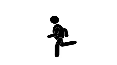 Pictogram man. 2D loop animation | Stock Video | Pond5