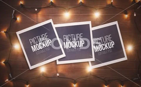 Picture Photo Mockup ~ PSD Photoshop Template #170754350