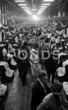 A picture of Queen Elizabeth II with President Dr. Tigani El Mahi and ...