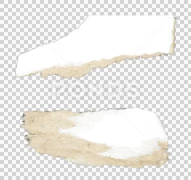 Pieces of torn scrapbook paper on transparent background png file Stock ...