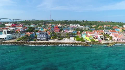 Pietermaai and Punda neighborhoods with ... | Stock Video | Pond5