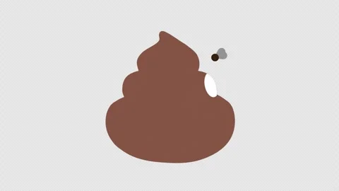 Pile of Poo Emoji Animated on a Transpar... | Stock Video | Pond5