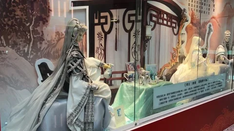 Pili Puppet Display in Taiwan Taoyuan In... | Stock Video | Pond5