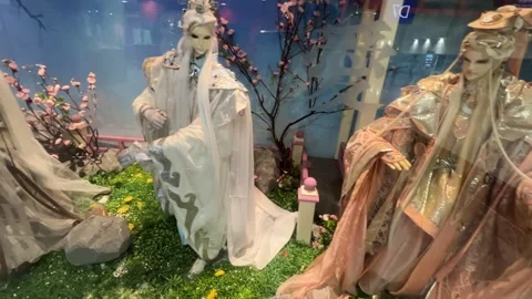Pili Puppet Display in Taiwan Taoyuan In... | Stock Video | Pond5