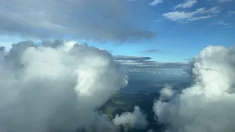 Pilot point of view from a jet cockpit f... | Stock Video | Pond5