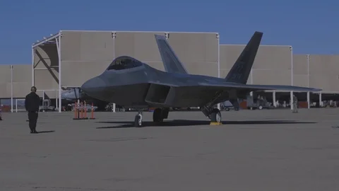 Pilot prepare to ride Lockheed Martin F-... | Stock Video | Pond5