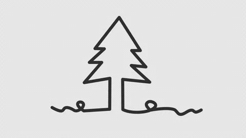 Tree Line Icon Stock Videos – Royalty-Free HD & 4K Videos