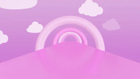 Pink Cartoon Background Stock Videos – Royalty-Free HD & 4K Videos | Pond5