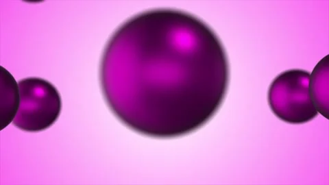 pink color 3d metallic ball audio reacto... | Stock Video | Pond5