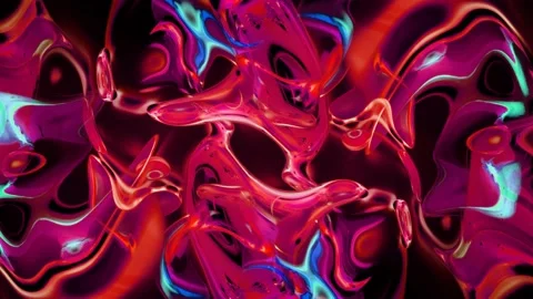 Pink color abstract liquid motion animat... | Stock Video | Pond5