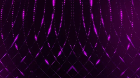 Pink color glowing grid line particle an... | Stock Video | Pond5