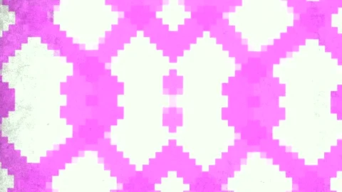 Pink cubes pattern in 8 bit of architect... | Stock Video | Pond5