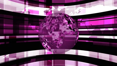 Pink digital news animated background | Stock Video | Pond5