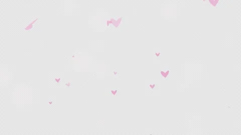 Pink heart particles overlay on transpar... | Stock Video | Pond5
