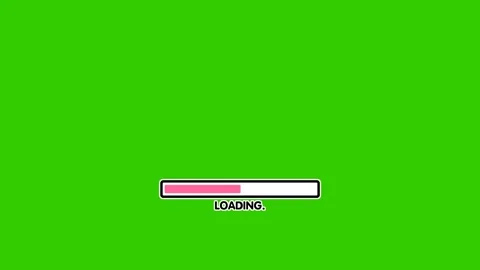 Pink loading bar animation isolated on a... | Stock Video | Pond5