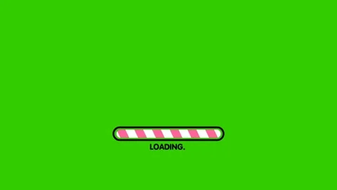 Pink loading bar animation isolated on a... | Stock Video | Pond5