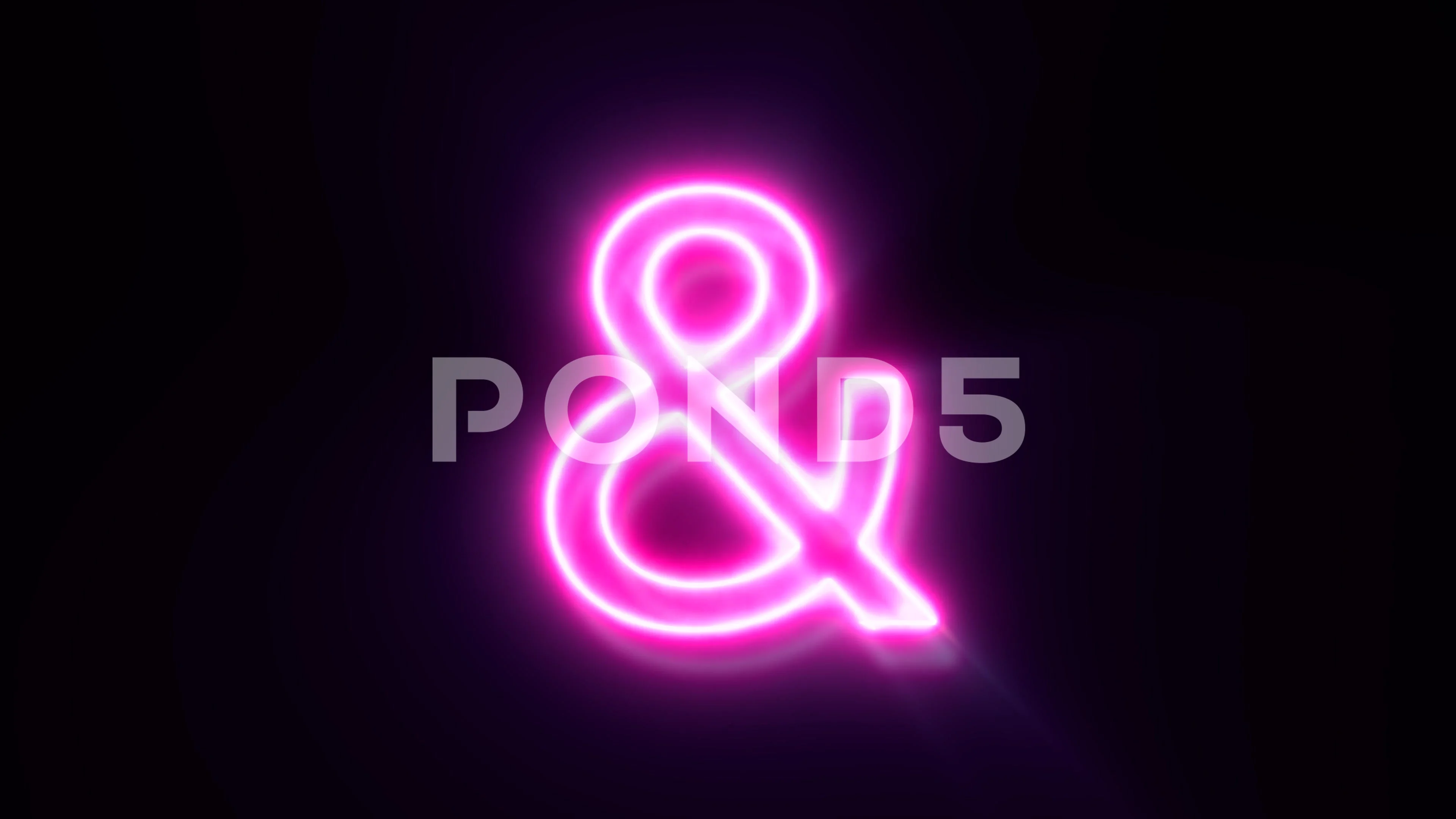 Ampersand Neon Sign